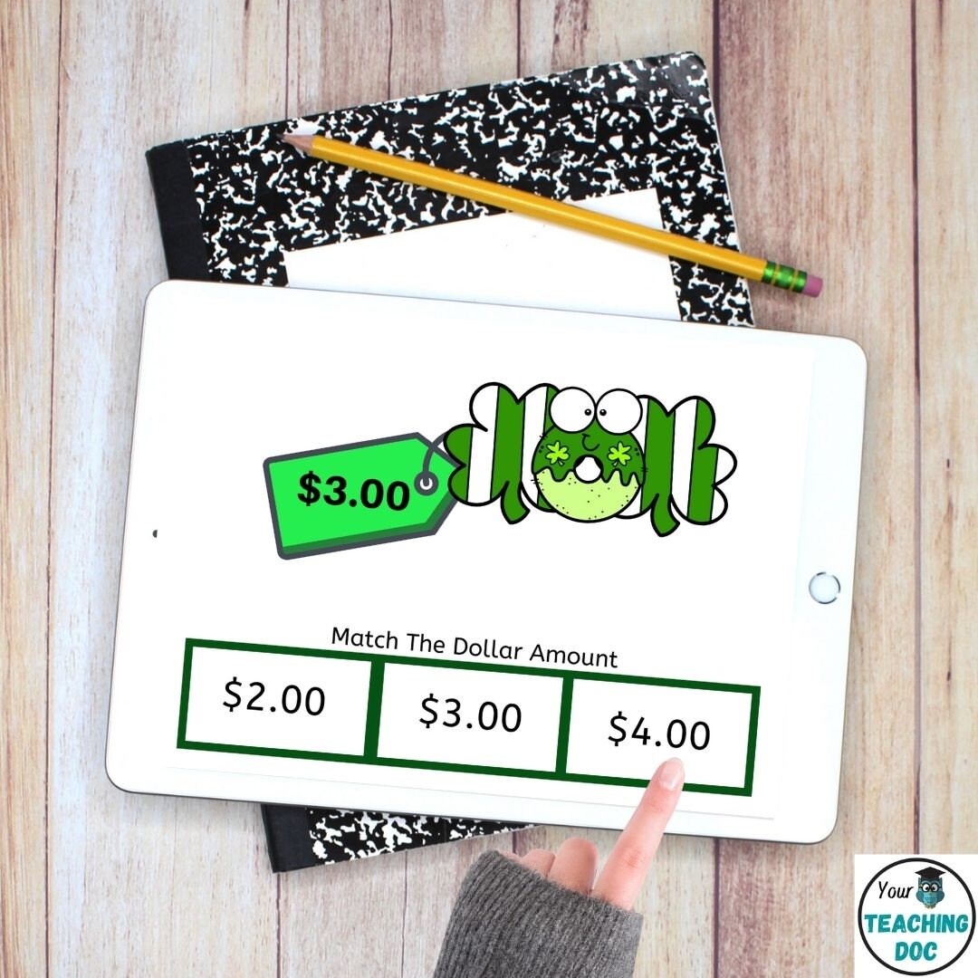 St. Patrick's Day Counting Money Math Life Skills PLUS Task Cards 3 ...