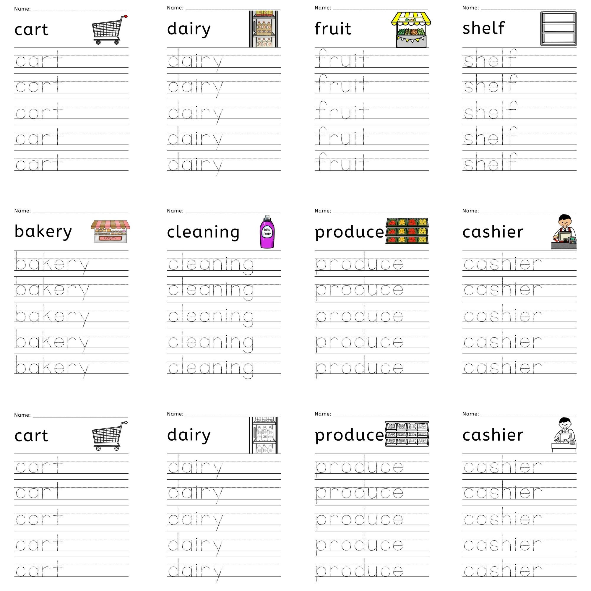 Special Education, Life Skills, Special Needs, Printable Worksheets ...