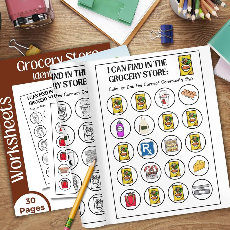 Special Education Worksheets for Community Skills, Printable PDF for ...