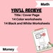 Valentine's Day Identify and Count Math Money Life Skill Worksheets ...