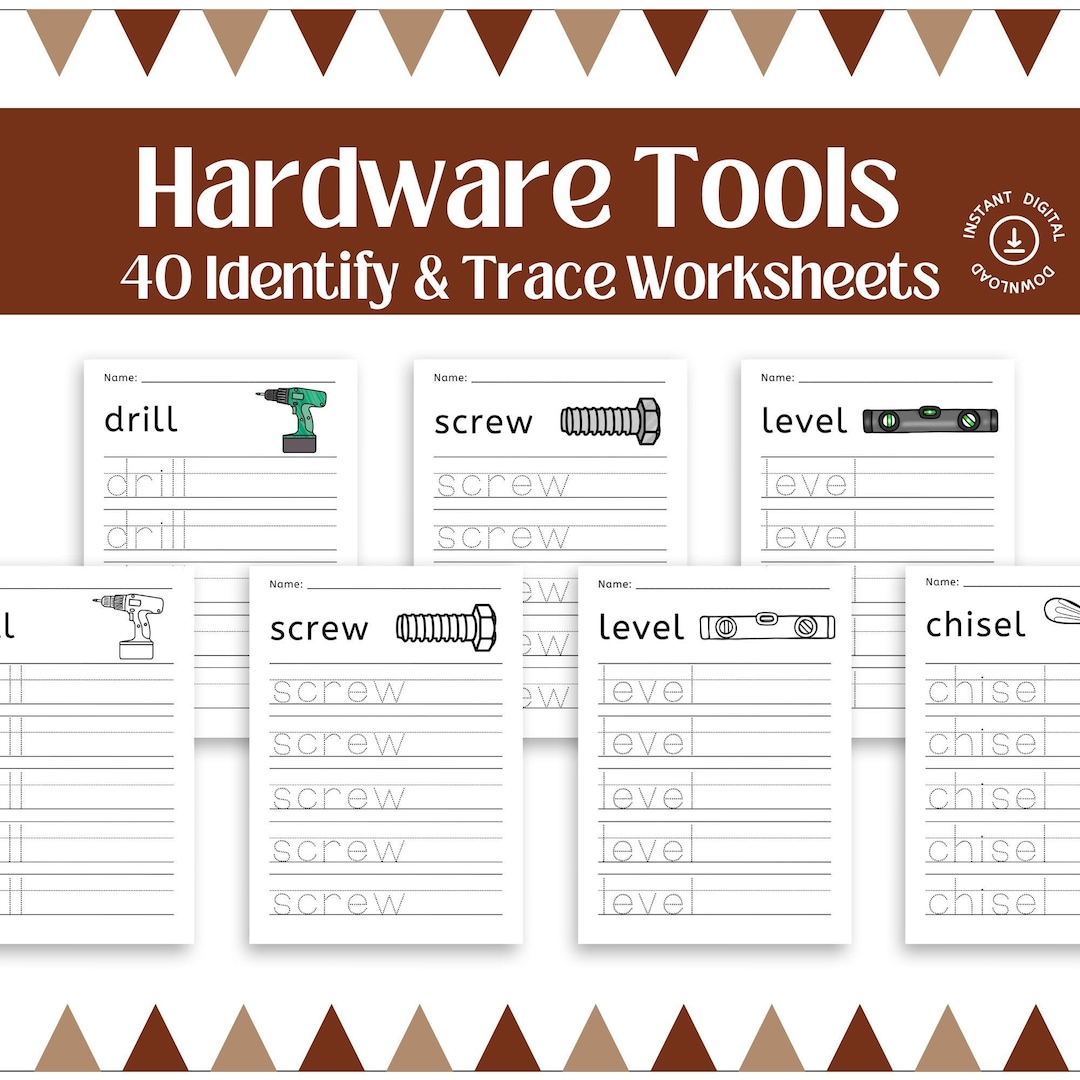Special Education Worksheets, Hardware Tools for Work, Life Skills ...