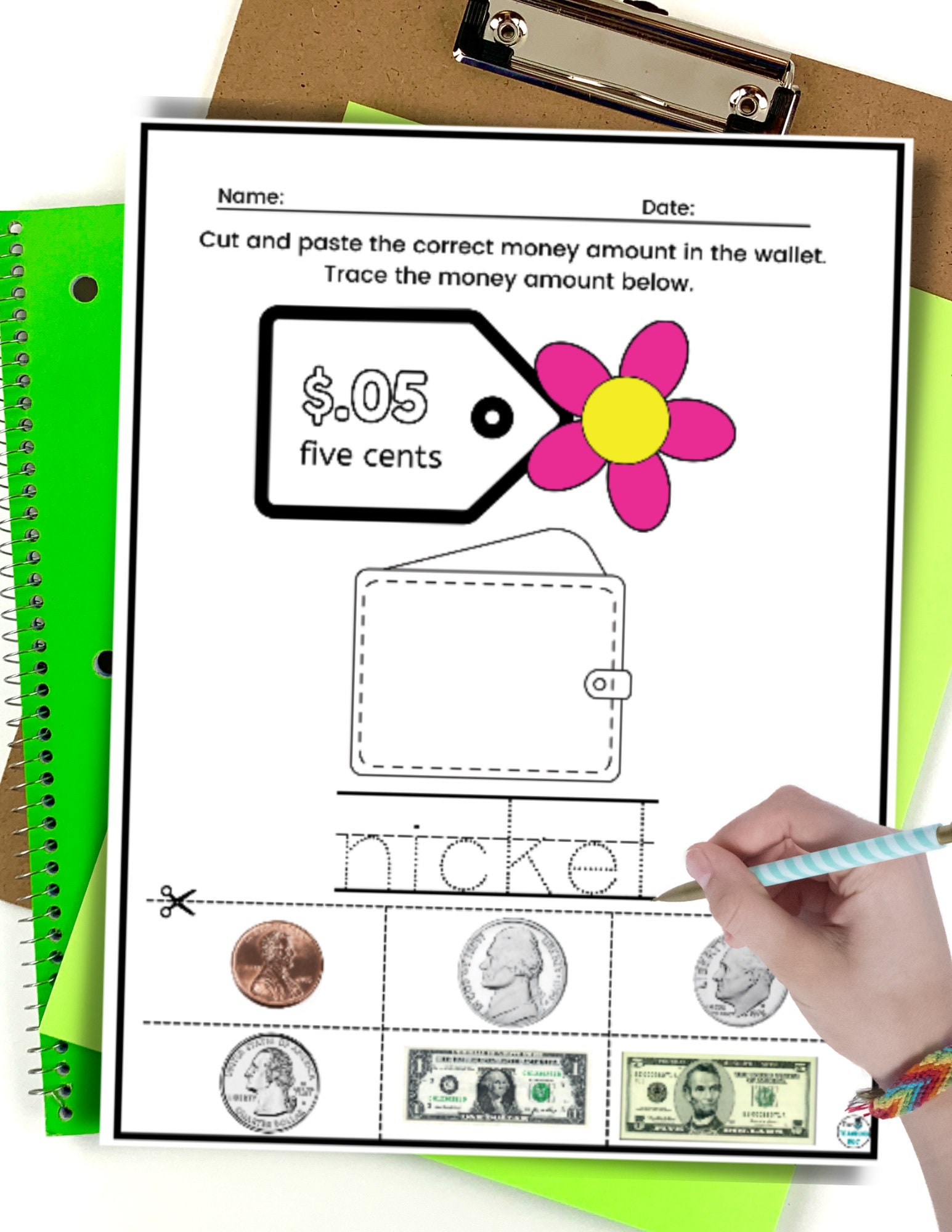 Spring Identifying & Counting Money Worksheets, Counting Coins ...