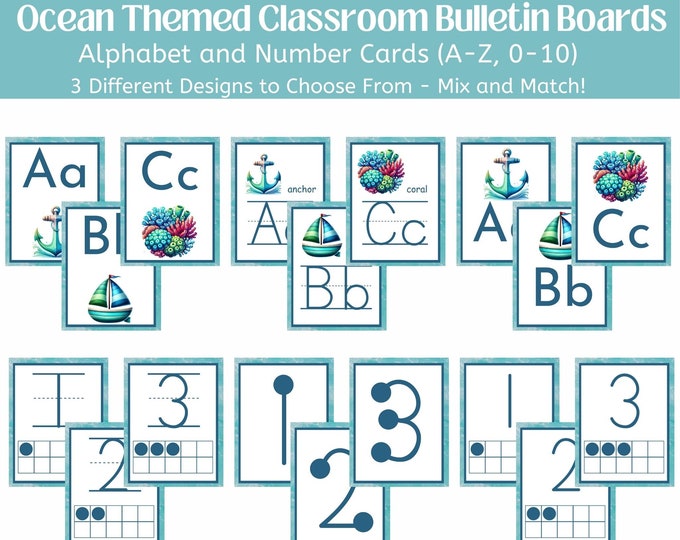 Ocean Bulletin Board, Under the Sea Theme, Classroom Display, Back to ...