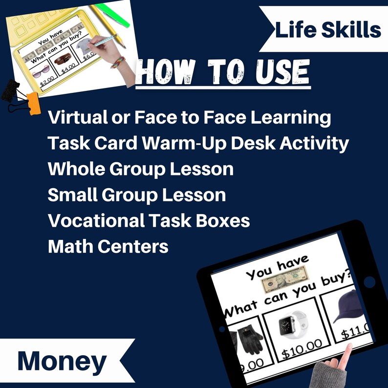 Counting Money: Clothing Store Life & Work Skills Digital and Print ...