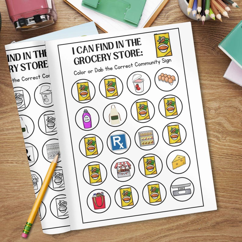 Special Education Worksheets for Community Skills, Printable PDF for ...