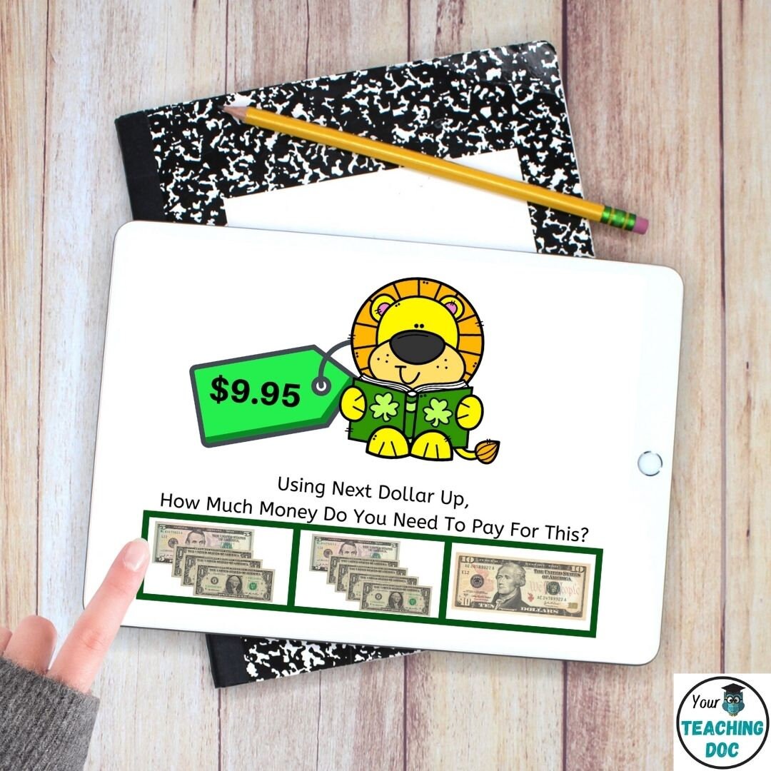 St. Patrick's Day Counting Money Math Life Skills PLUS Task Cards 3 ...