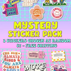 3-pack Mystery Sticker Pack - Etsy