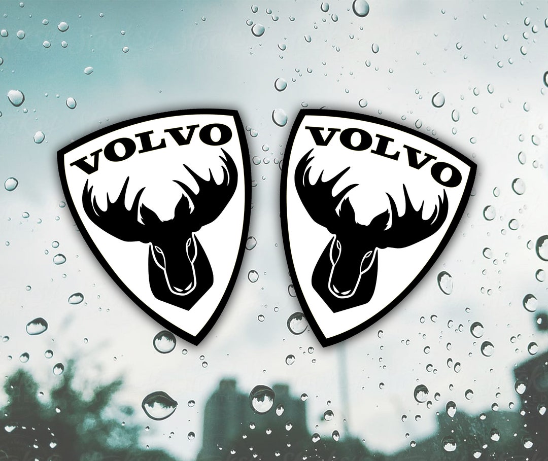 Volvo Sticker / Decal Car Sticker / Volvo Moose Head/ Decal / Window ...