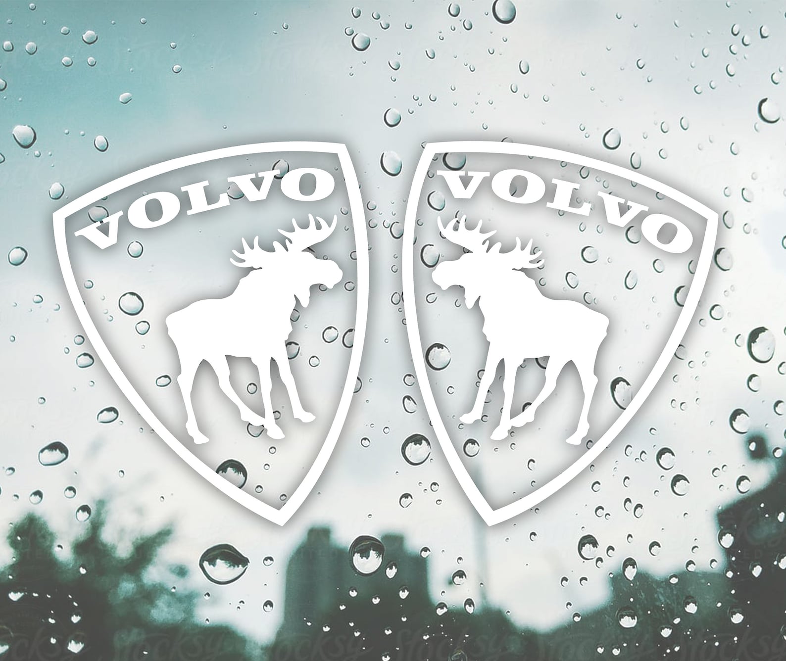 Volvo Sticker / Decal Car Sticker / Volvo Moose Sticker / - Etsy