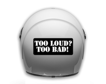 Too Loud Sticker - Etsy