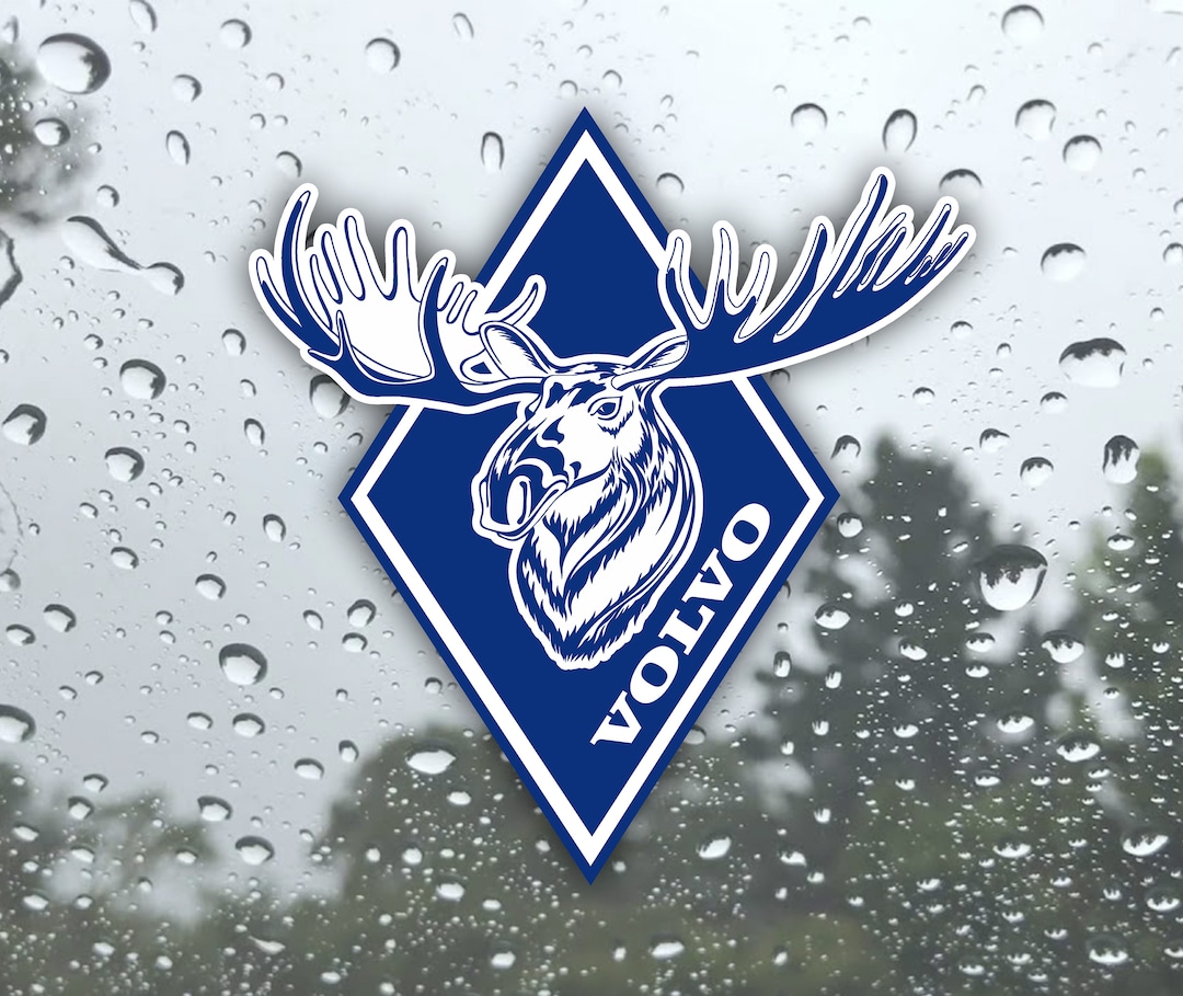 Volvo Sticker / Decal Car Sticker / Volvo Moose Head/ Decal / Window ...
