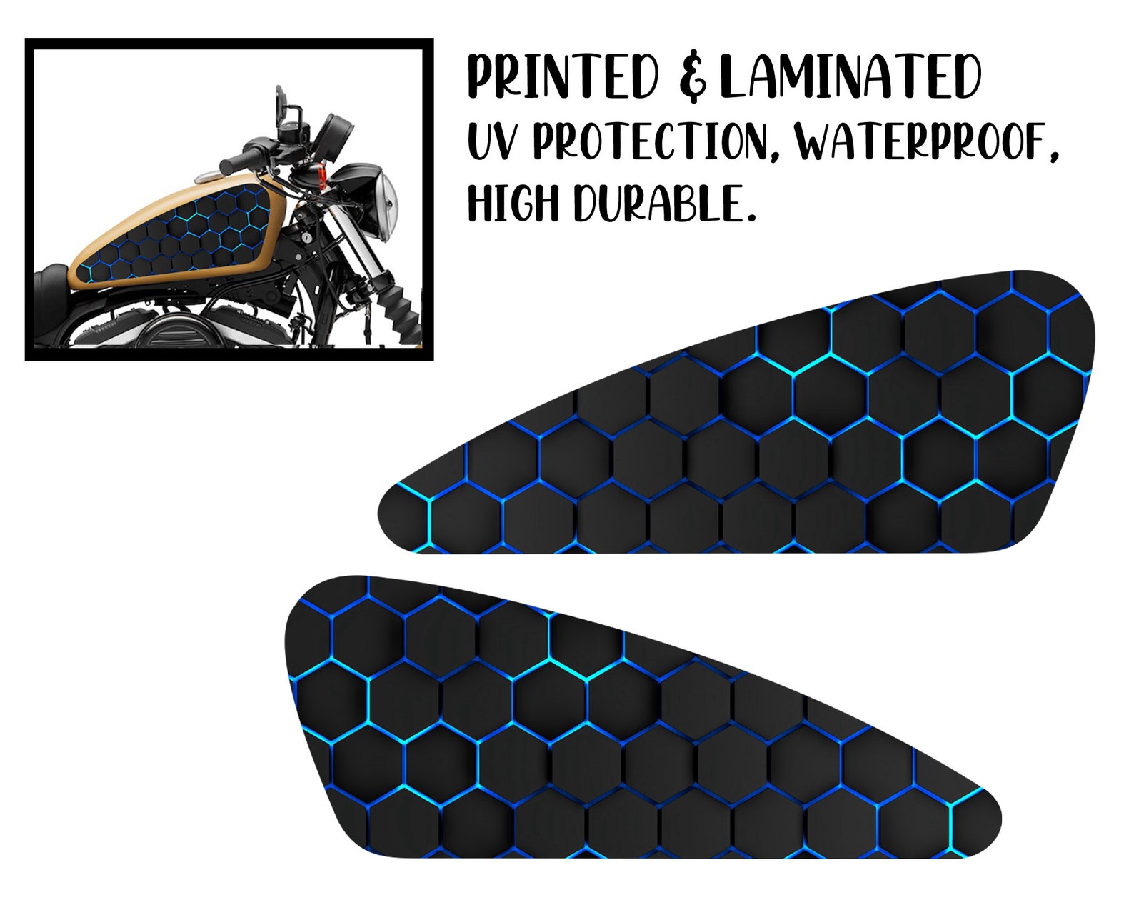 Motorcycle Tank Decal / Sticker 2pcs / for HD / Gas Tank - Etsy