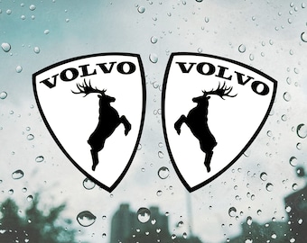 Volvo Sticker / Decal Car Sticker / Volvo Moose Sticker / | Etsy
