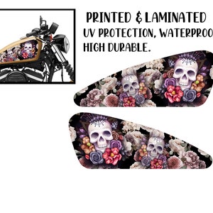 Motorcycle Tank Decal / Sticker 2pcs / for HD / Moto Gas Tank Stickers ...