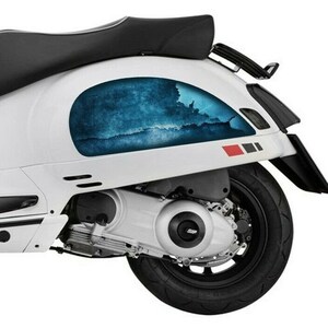 Fits for VESPA GT GTS Scooter Side Panel Stickers /decals 2pcs Blue ...