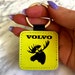 Volvo Owner Keychain / Leather Keychain / Moose Head / Volvo Fan Gift ...