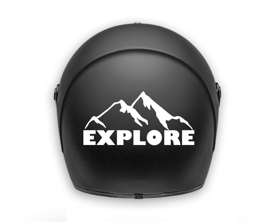 Sticker casque moto / autocollant / étanche / explorateur - Etsy France