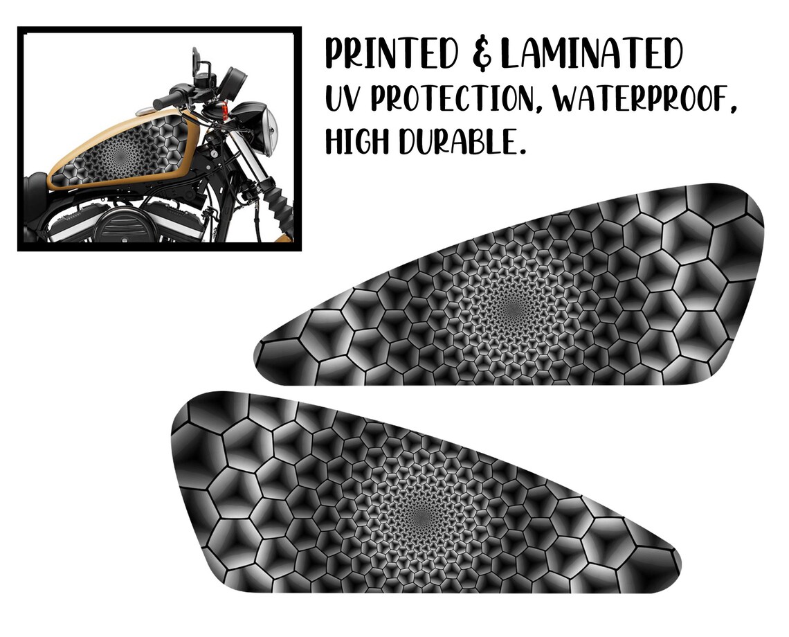 Motorcycle Tank Decal / Sticker 2pcs / for HD / Gas Tank - Etsy
