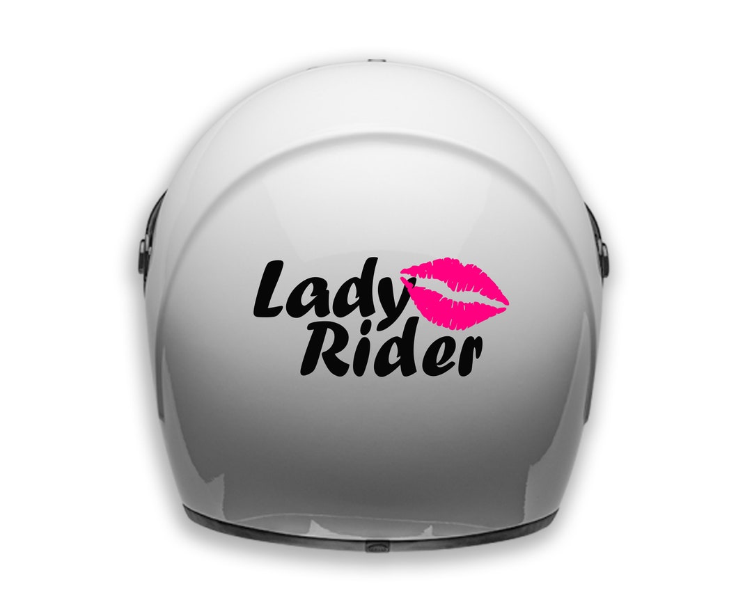 Motorcycle Helmet Sticker / Decal / Waterproof / Lady Rider / Moto Babe ...