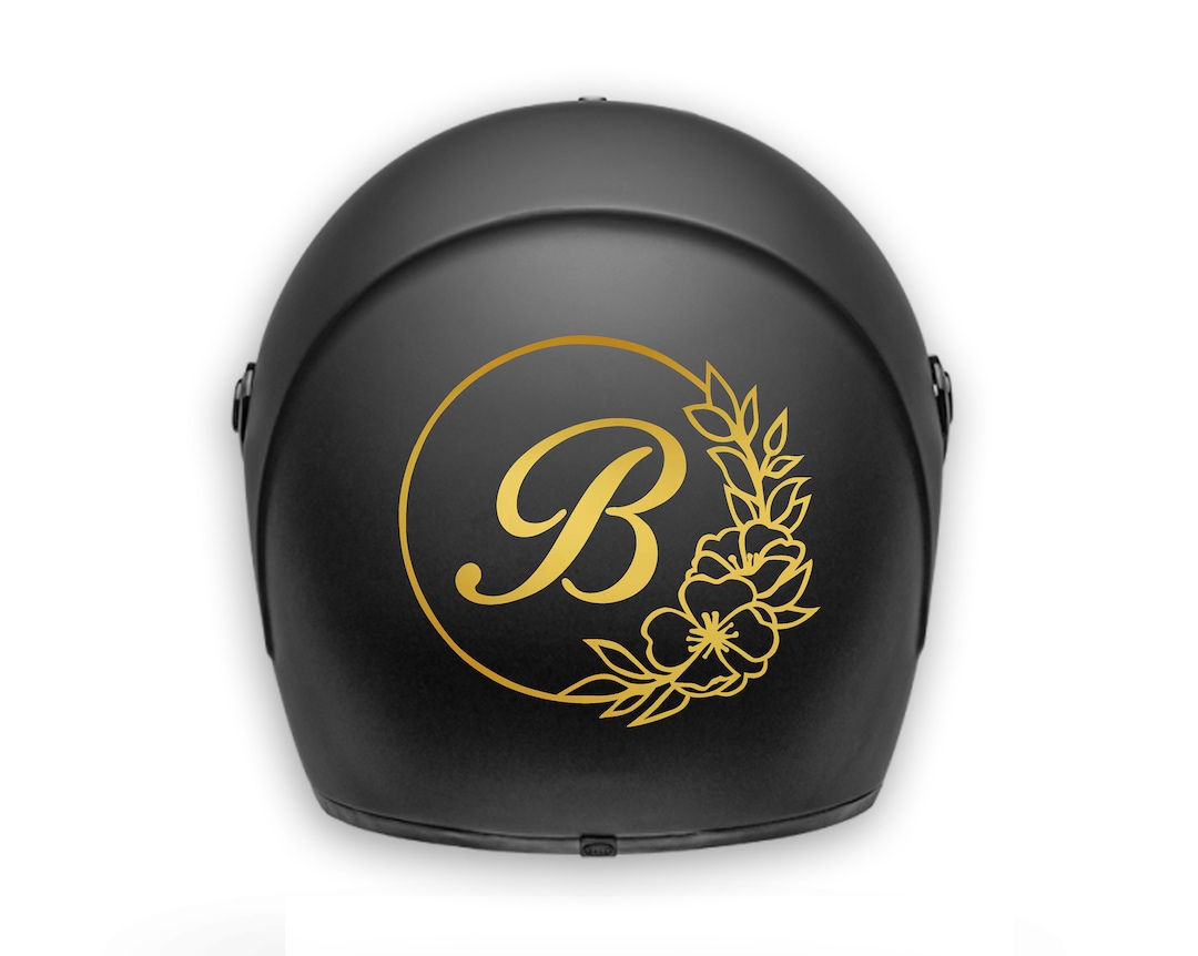 Motorcycle Helmet Sticker / Decal / Waterproof / Custom Letter - Etsy