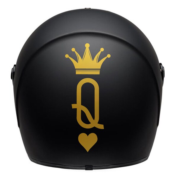 Motorcycle Helmet Decal Crown - Etsy