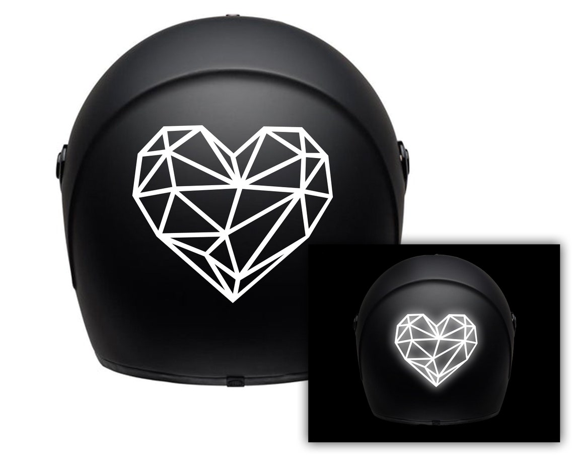 Reflective Motorcycle Helmet Sticker / Decal / Waterproof / - Etsy