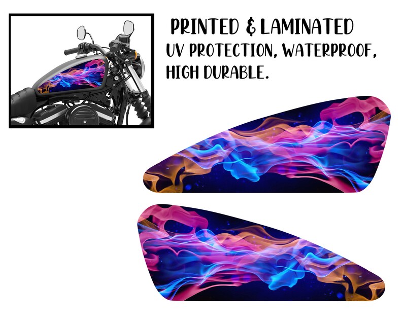Motorcycle Tank Decal / Sticker 2pcs / for HD / Gas Tank | Etsy