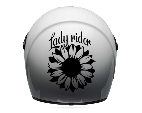 Paper & Party Supplies Motorcycle helmet sticker waterproof flower moto ...