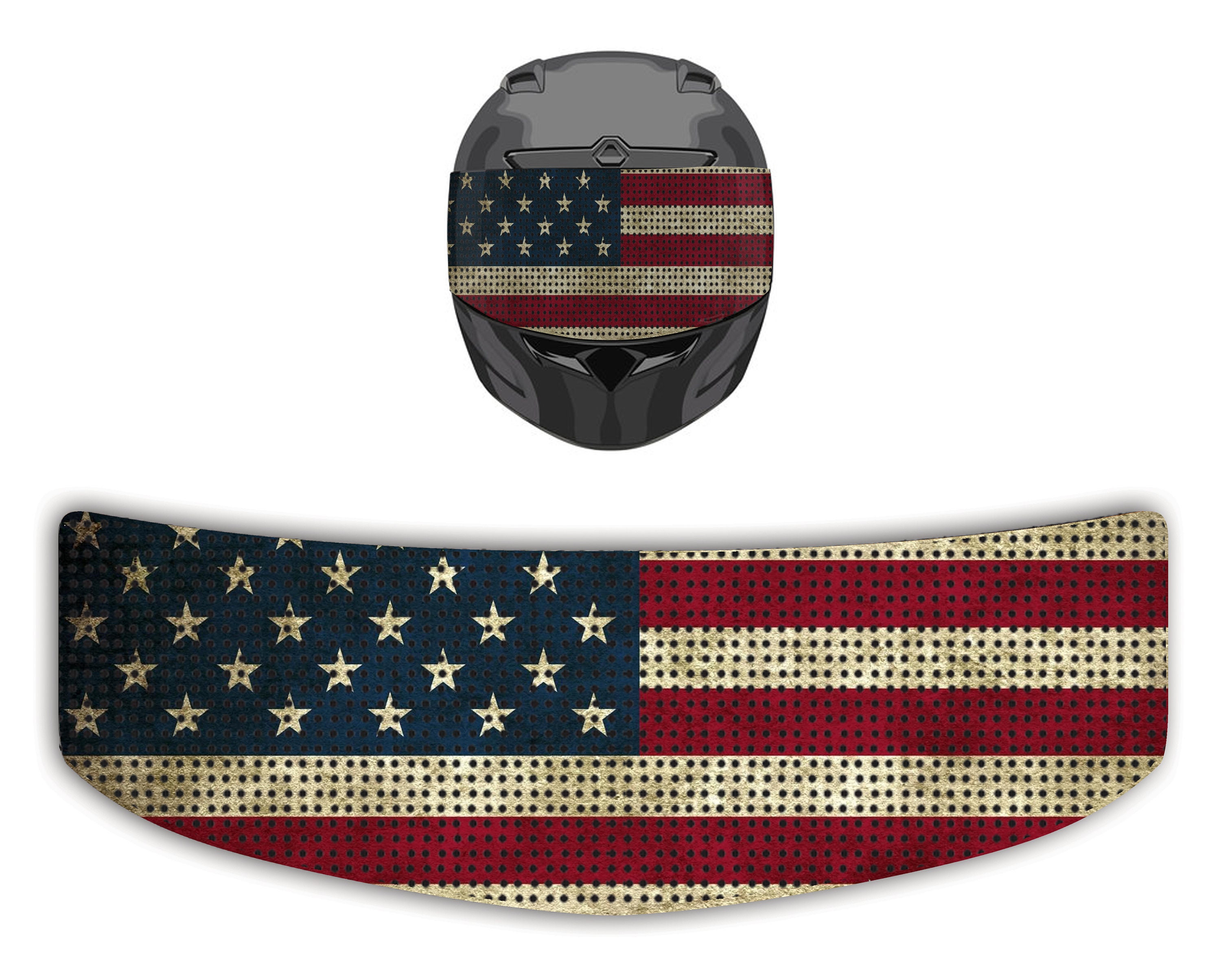 Motorcycle Helmet Sticker Perforated Visor Tint Shield Decal - Etsy