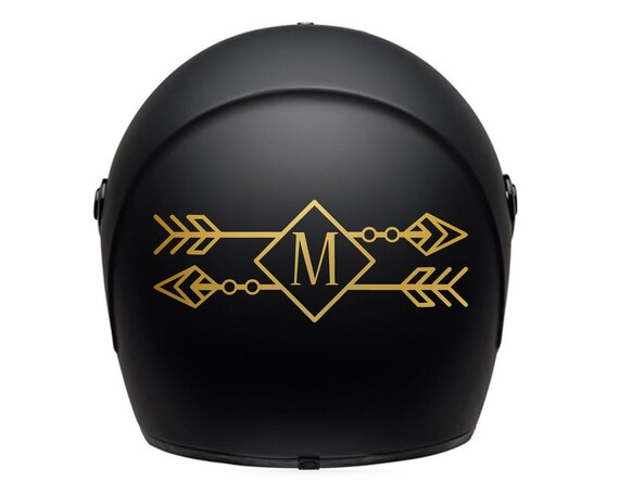Custom Motorcycle Helmet Sticker / Decal / Waterproof / Arrow - Etsy