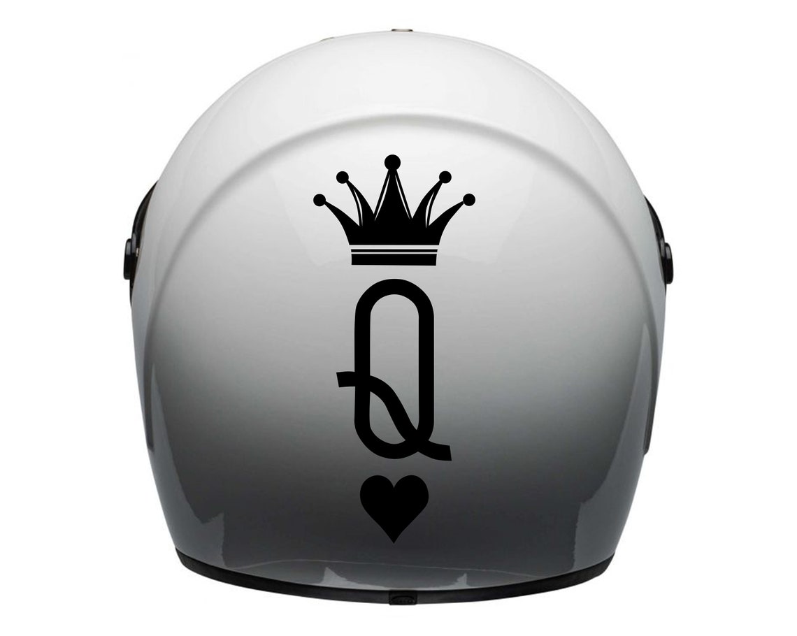 Motorcycle Helmet Sticker / Decal / Waterproof / Crown / Queen - Etsy