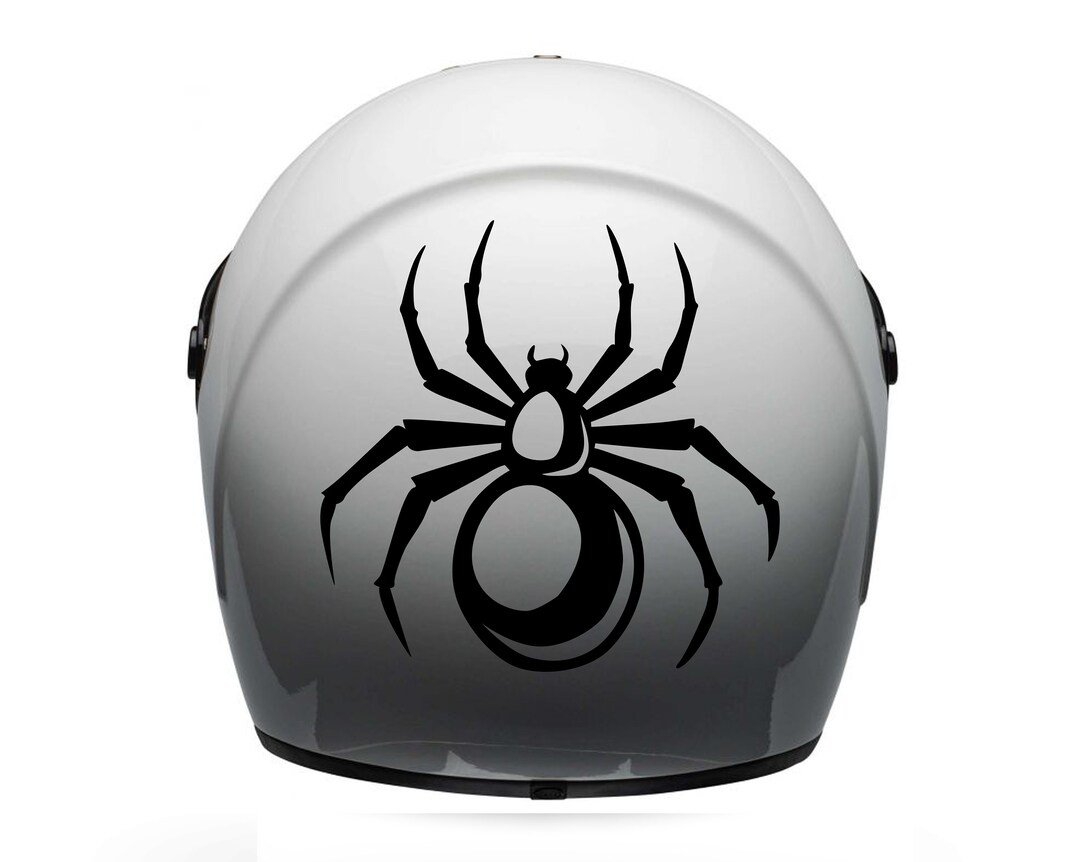 Motorcycle Helmet Sticker / Decal / Waterproof / Spider - Etsy