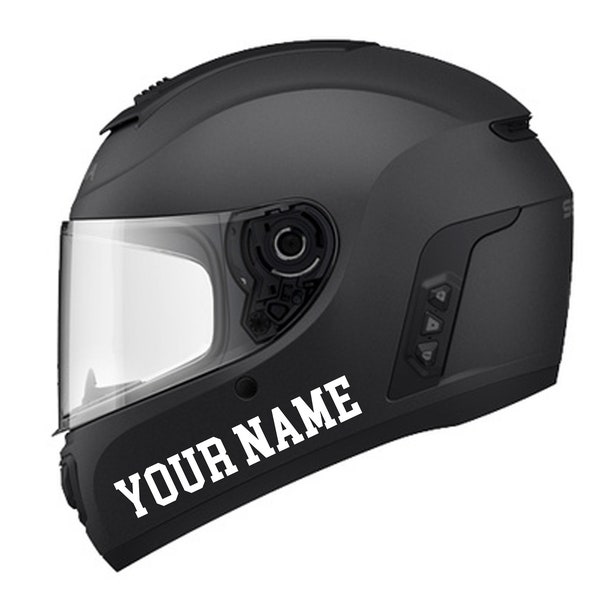 MOTORCYCLE HELMET DECAL - Etsy