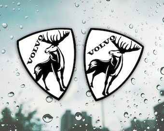 Volvo Sticker / Decal Car Sticker / Volvo Moose Sticker / | Etsy