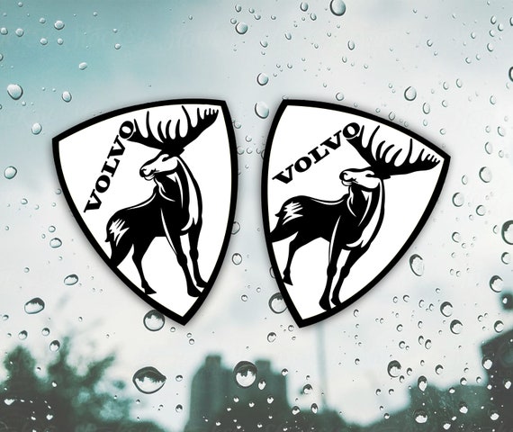 Volvo Sticker / Decal Car Sticker / Volvo Moose Sticker / | Etsy
