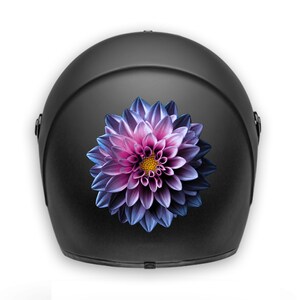 Motorcycle Helmet Decal / Sticker / Waterproof / Purple Flower - Etsy