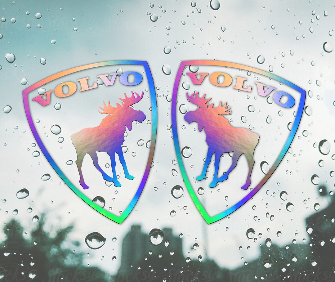 Fits for Volvo Holographic Sticker / Decal Car Sticker / Volvo Moose ...