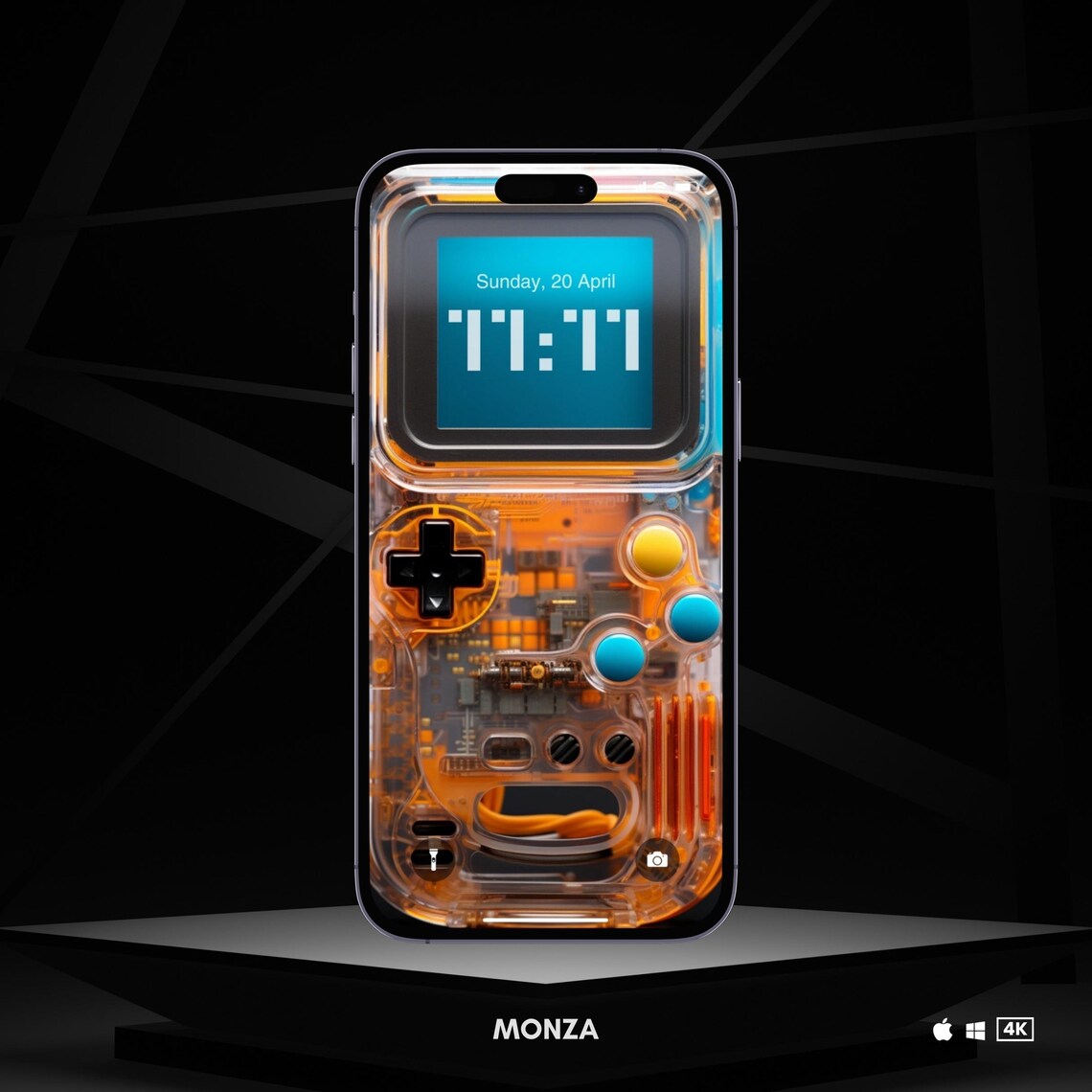 Retro Gameboy iPhone Wallpaper | 4K Mobile Lock Screen (digital ...