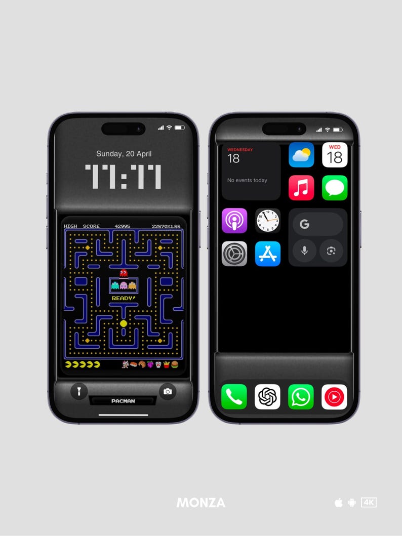 Pacman iPhone Wallpaper | Mobile Wallpaper | Minimalist Wallpaper | 4k ...