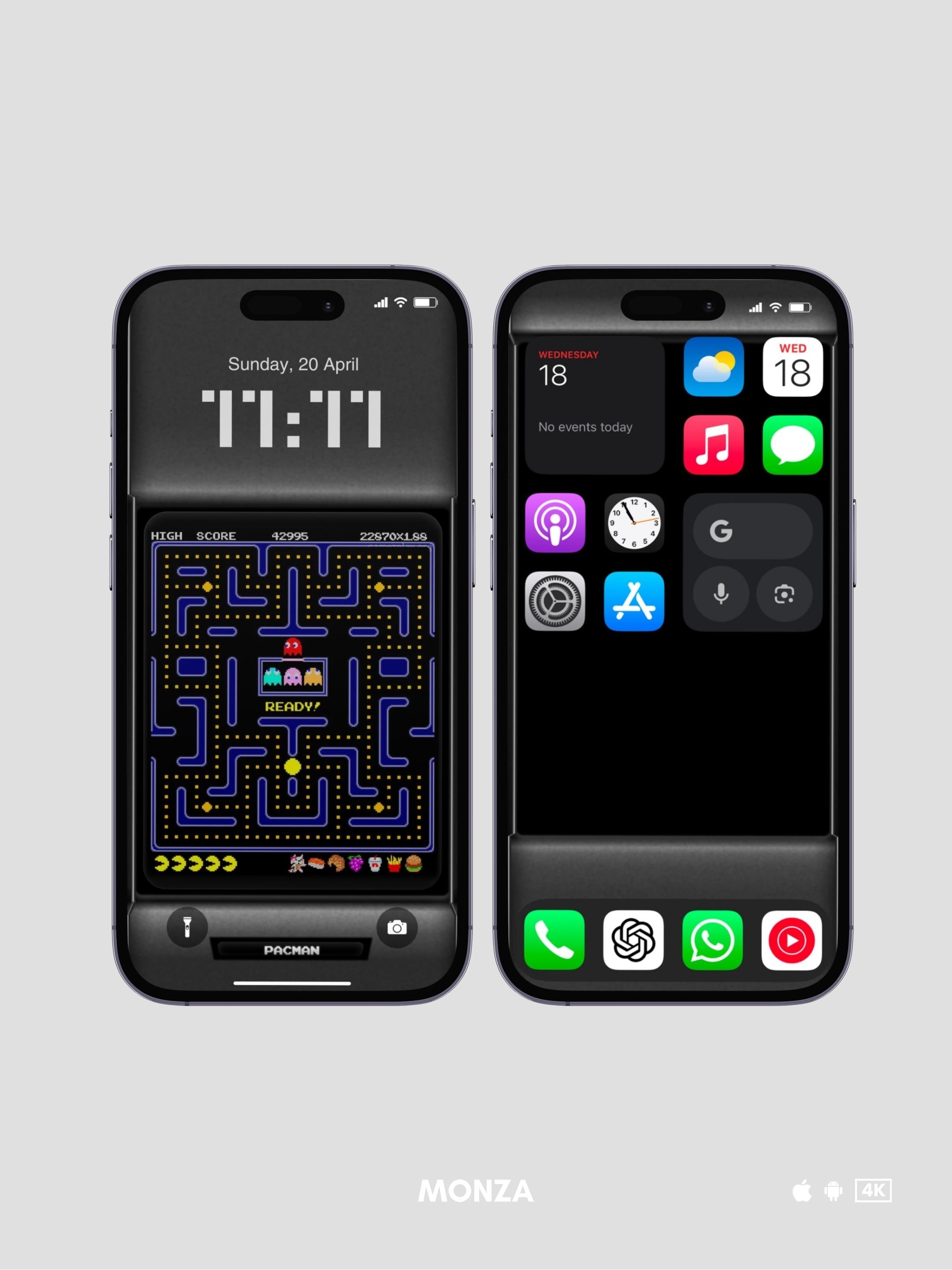 Pacman iPhone Wallpaper | Mobile Wallpaper | Minimalist Wallpaper | 4k ...