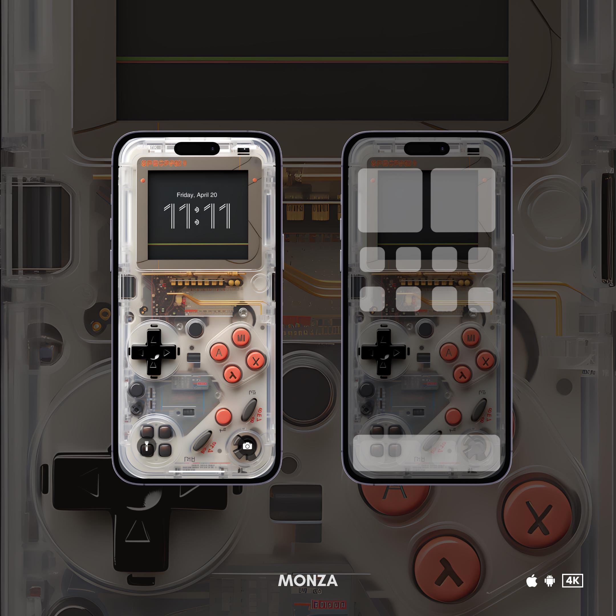 Retro Gameboy iPhone Wallpaper | 4K Mobile Lock Screen (digital Art) - Etsy