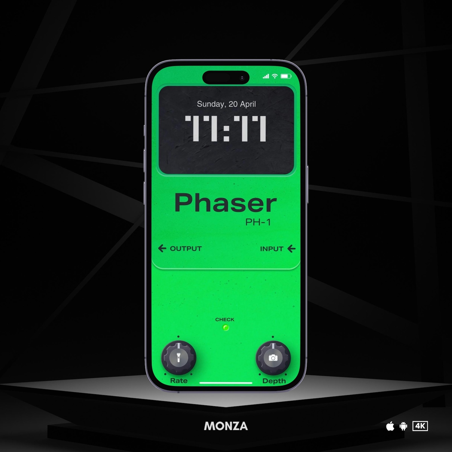 Boss Phaser iPhone Wallpaper | Mobile Wallpaper | Minimalist Wallpaper ...