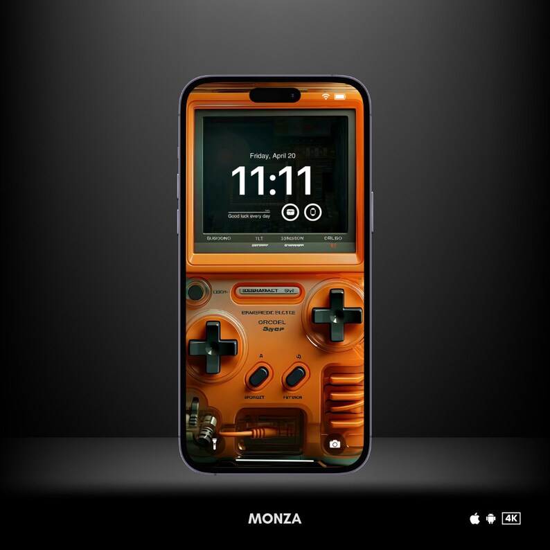 4k Ultra-realistic Retro Gameboy iPhone Wallpaper Mobile Wallpaper ...