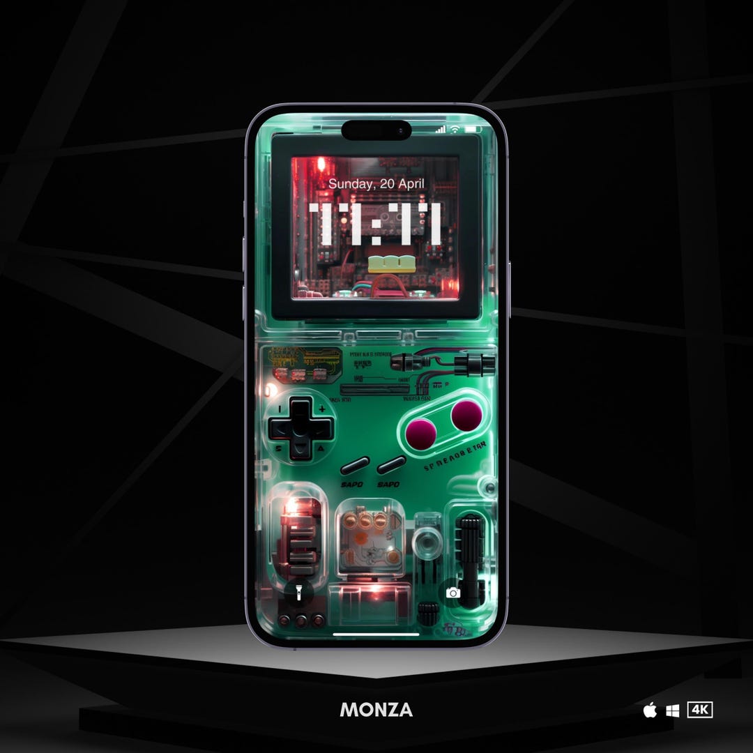 4k Ultra-realistic Retro Gameboy iPhone Wallpaper | Mobile Wallpaper ...