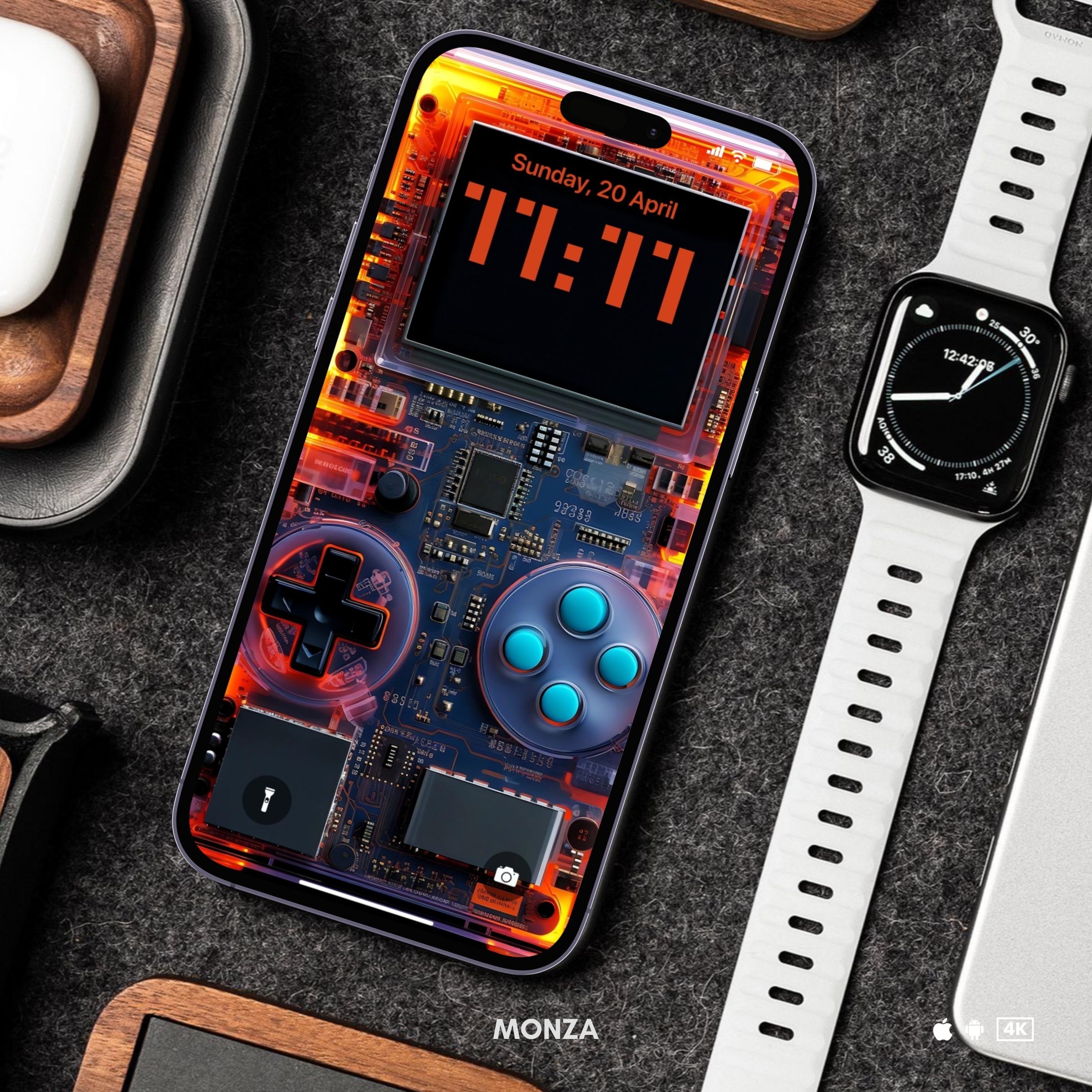 4k Ultra-realistic Retro Gameboy iPhone Wallpaper | Mobile Wallpaper ...