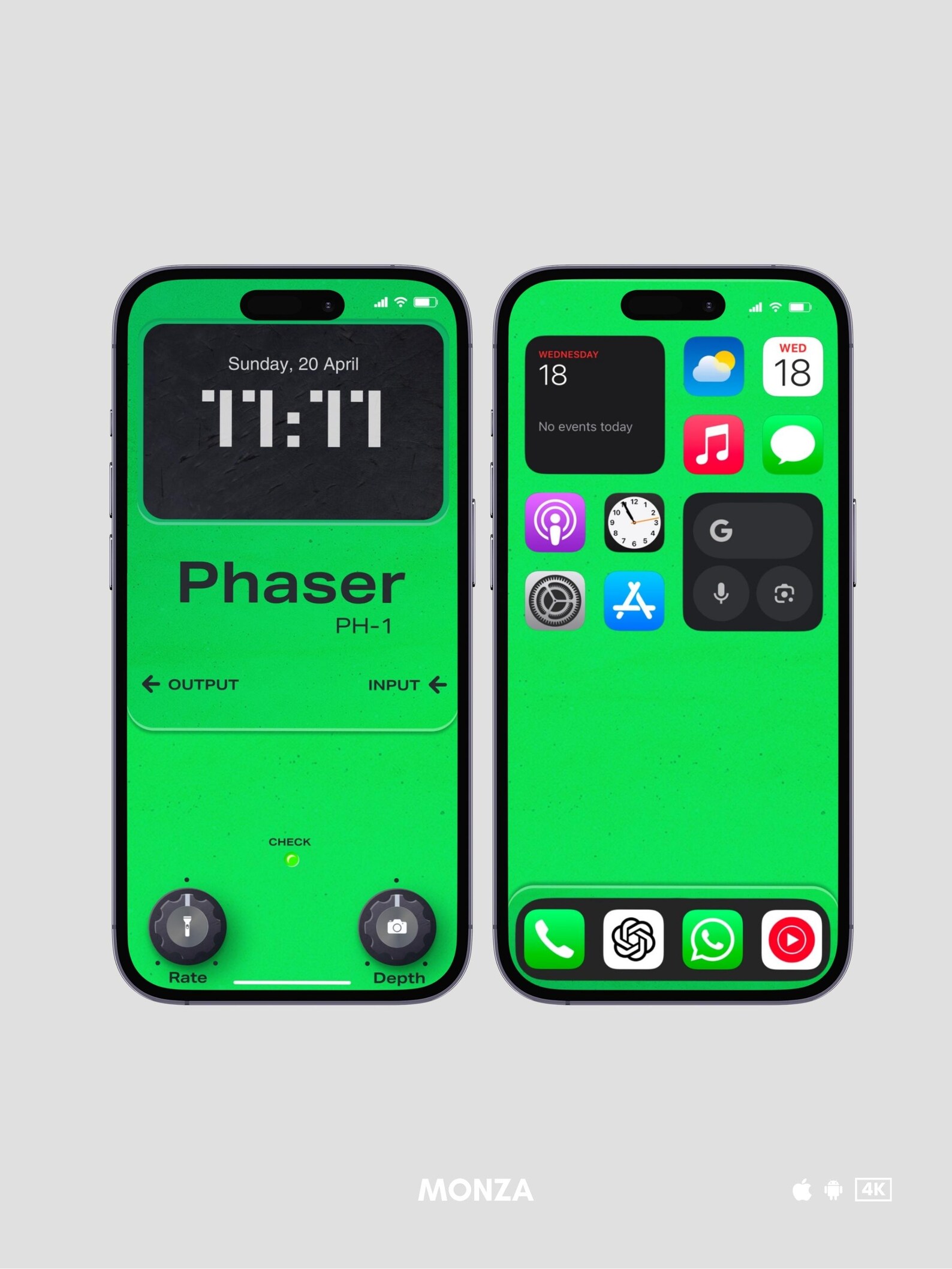 Boss Phaser iPhone Wallpaper | Mobile Wallpaper | Minimalist Wallpaper ...
