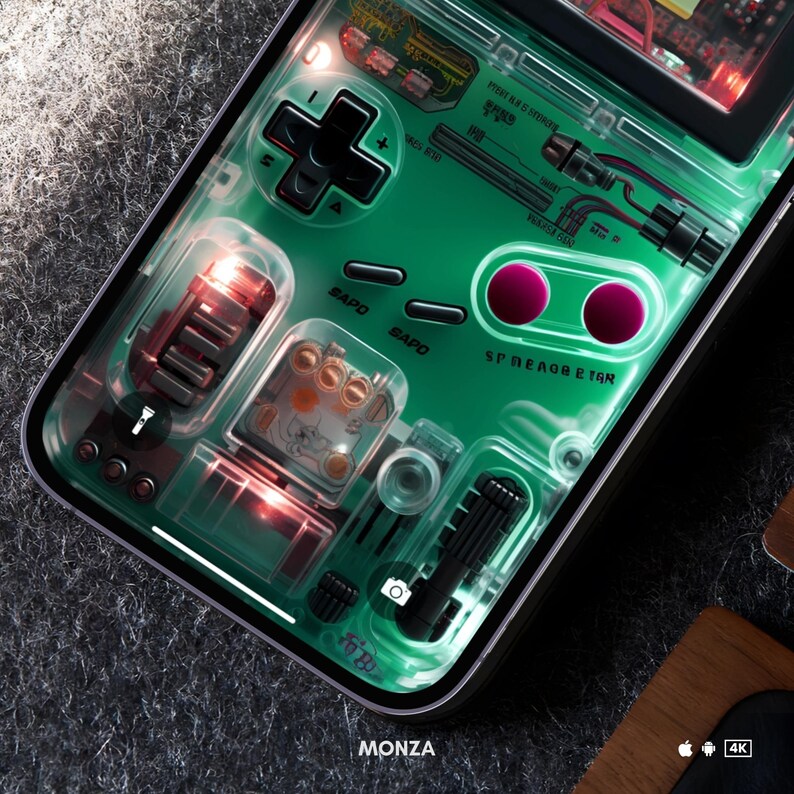 4k Ultra-realistic Retro Gameboy iPhone Wallpaper | Mobile Wallpaper ...
