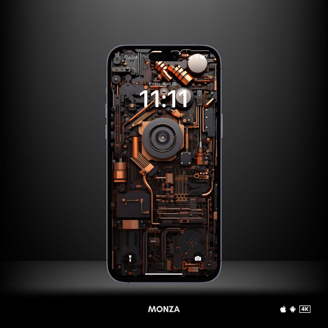 Mechanical Mobile Wallpaper | iPhone Wallpaper | 4k Minimalist ...