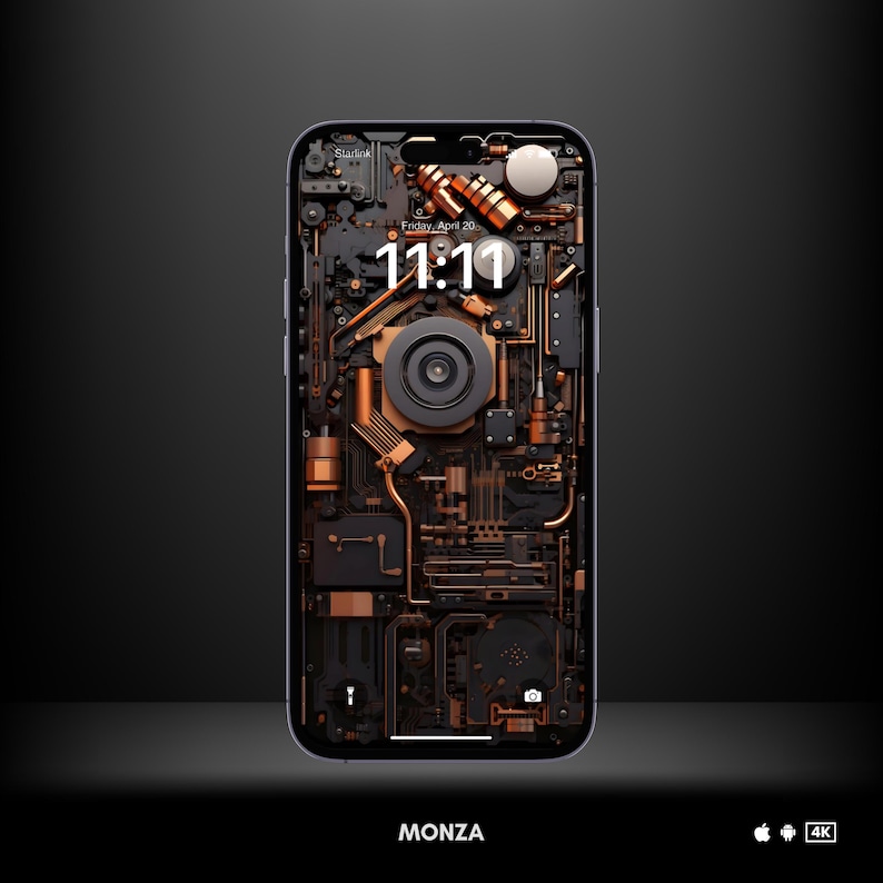 Mechanical Mobile Wallpaper | iPhone Wallpaper | 4k Minimalist ...