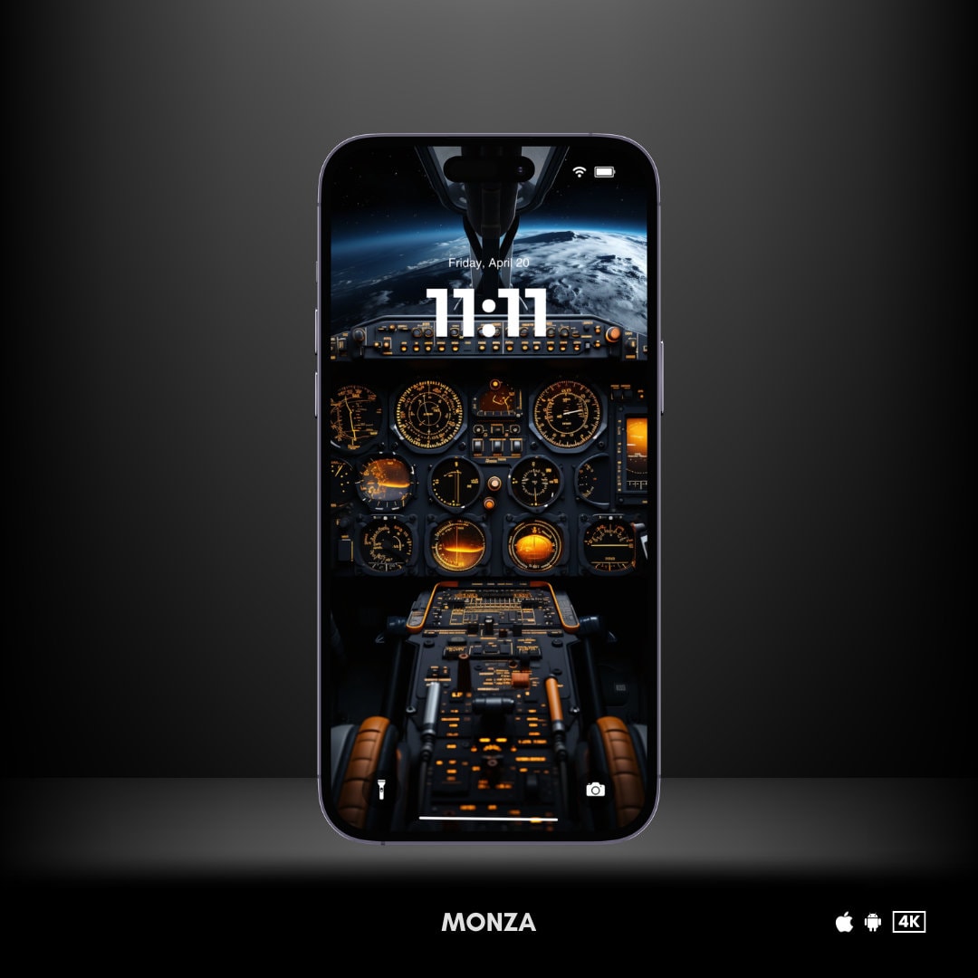 4k Ultra-realistic Cockpit Wallpaper iPhone Wallpaper Mobile Wallpaper Lockscreen Wallpaper ...